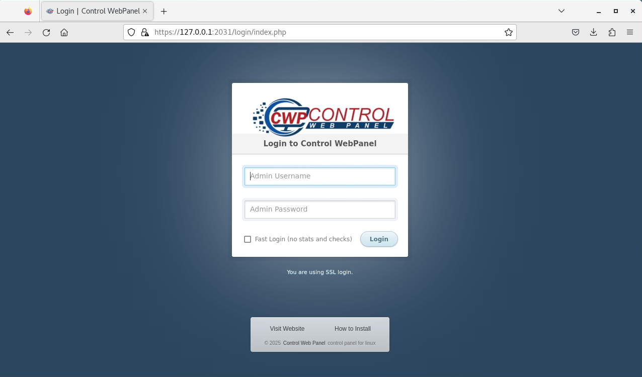 Install › Install CSF - ConfigServer Security & Firewall