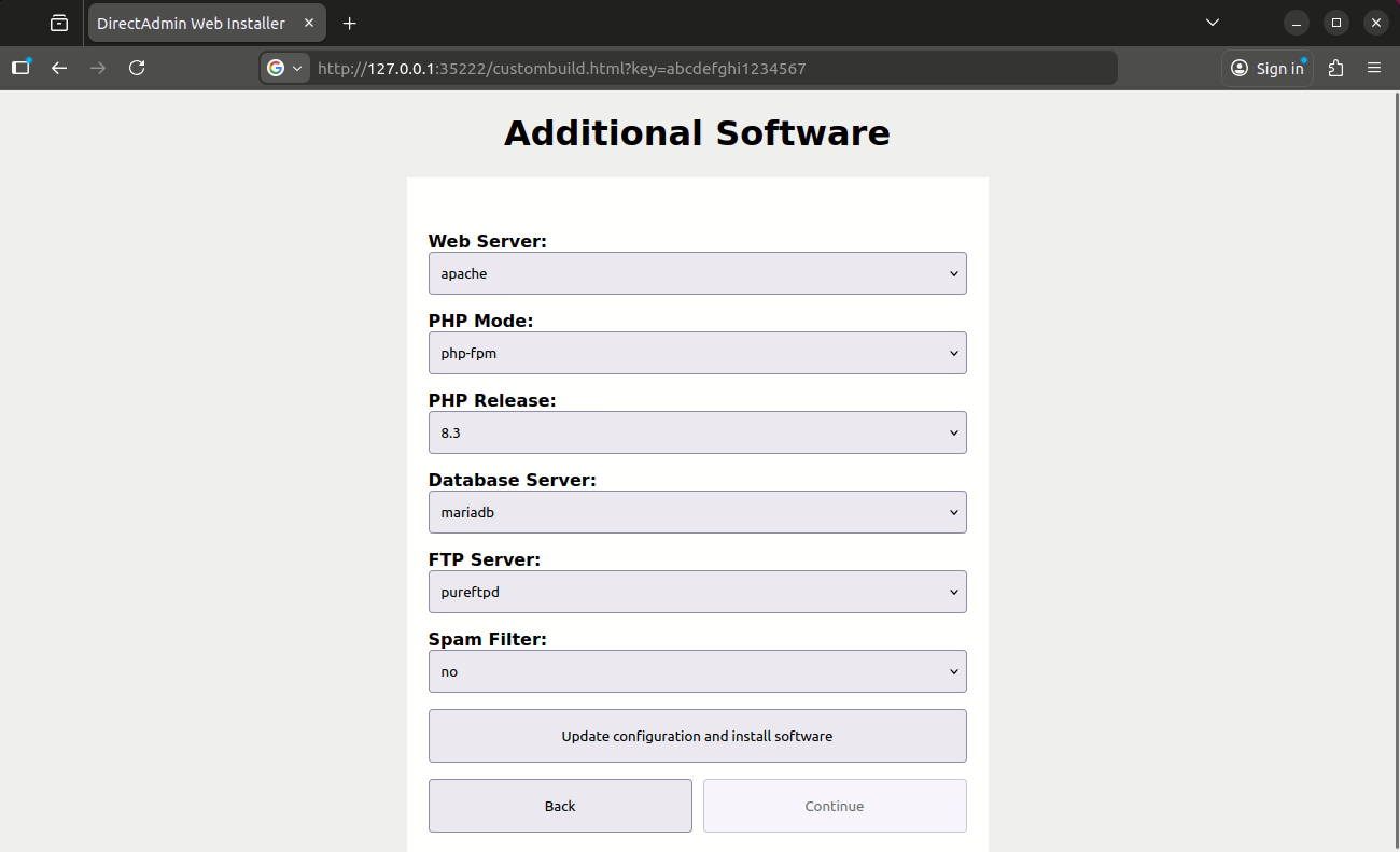 Install › Install CSF - ConfigServer Security & Firewall